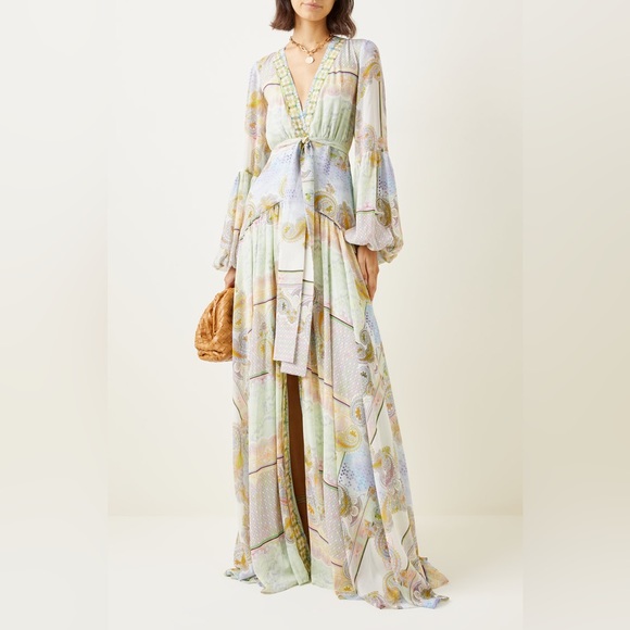 Alexis | Dresses | Alexis Olessia Printed Gauze Maxi Dress | Poshmark